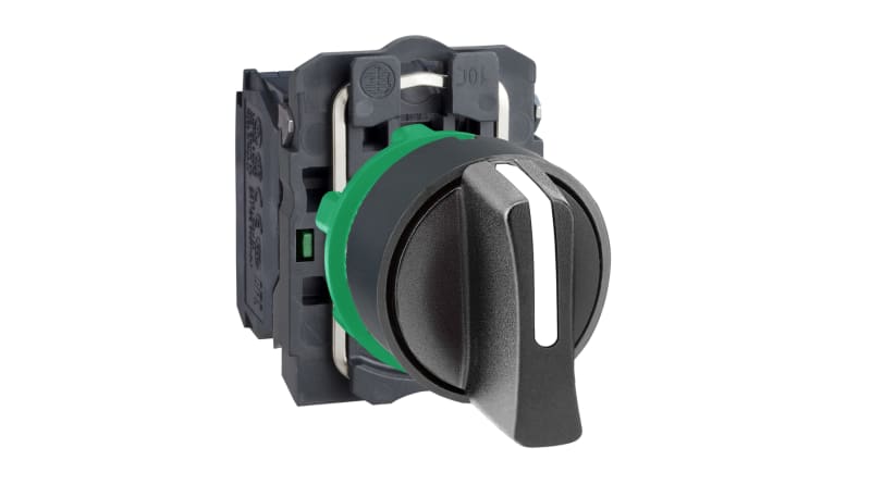 Schneider Electric XB5AD33 Maintained Selector Switch, 3 Position Knob ...