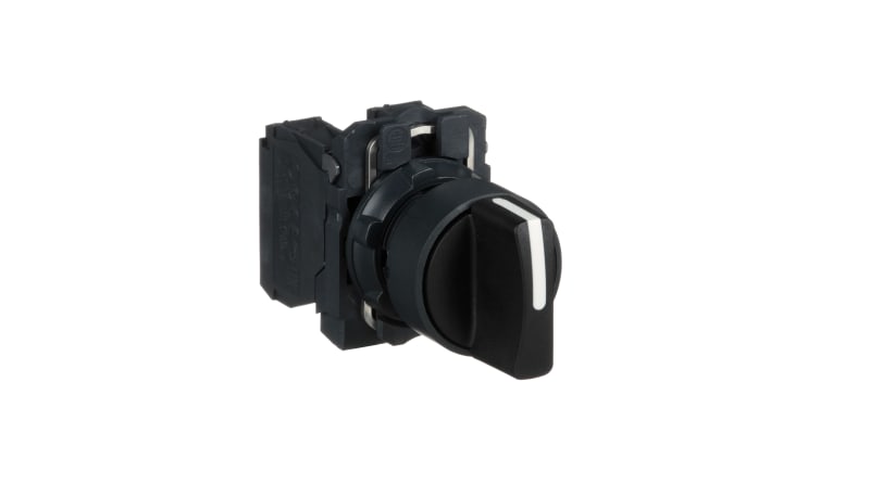 Schneider Electric XB5AD33 Maintained Selector Switch, 3 Position Knob ...