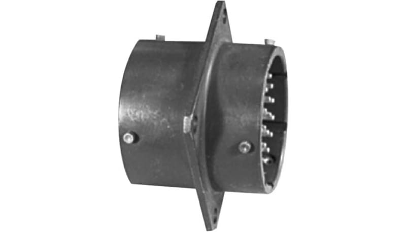 Amphenol Industrial PTB-8-2PS connector,thru bulkhead receptacle,size 8 ...