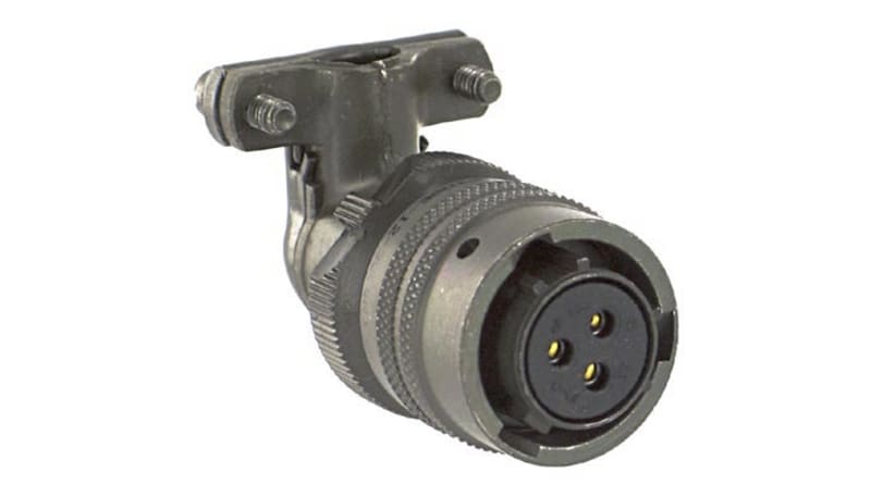 Amphenol Industrial PT08E-12-3S(SR) connector,metal circ,class e,angle ...
