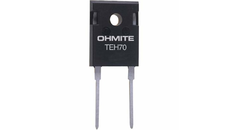 Ohmite TEH70P100RJE Resistor, 100 Ohms, 70 W @ +25 C, 5, 500 V (Max ...