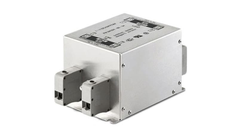 Schaffner / TE Connectivity FN2412-45-33 EMC/RFI Filter 1-Ph 250VAC 45A ...