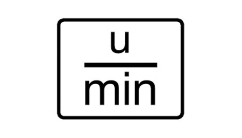 Red Lion Controls LXU/MIN0 ANNUNCIATOR LABELS, 1 LPAX LABEL: U/MIN