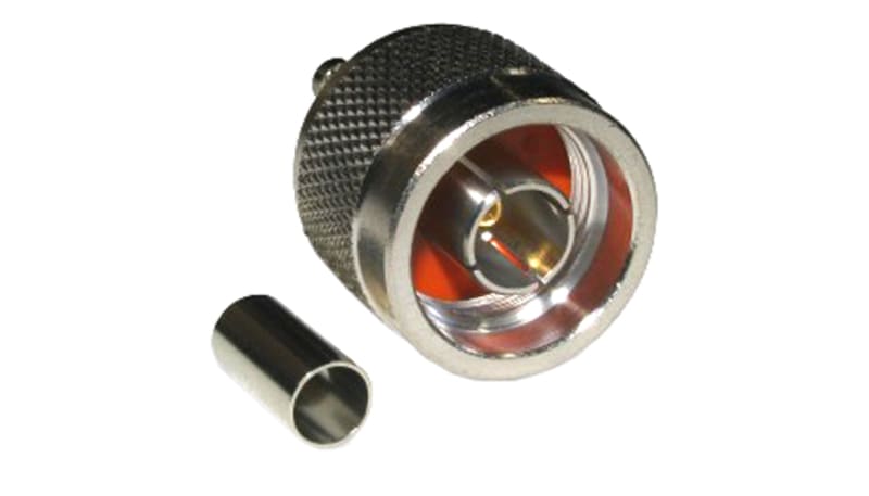 Amphenol RF 172142RP RF Connector, N Type Straight Crimp Plug for RG-55 ...