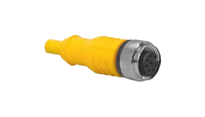 Turck RKC 10T-2-WSC 10T Cordset, Right-Angle M12 Male to M12 Female ...