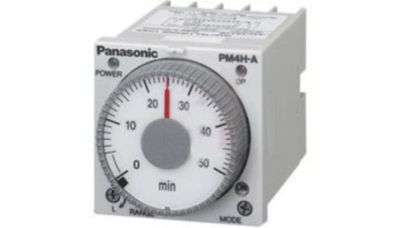 Panasonic Industrial Automation PM4HS-H-DC12VW Timer, Power On Delay, 2 ...
