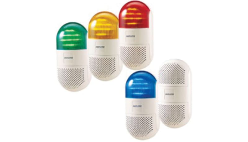 Patlite WG-03M2T-R LED; AC90-250V WALL MOUNT MP3, RED LED