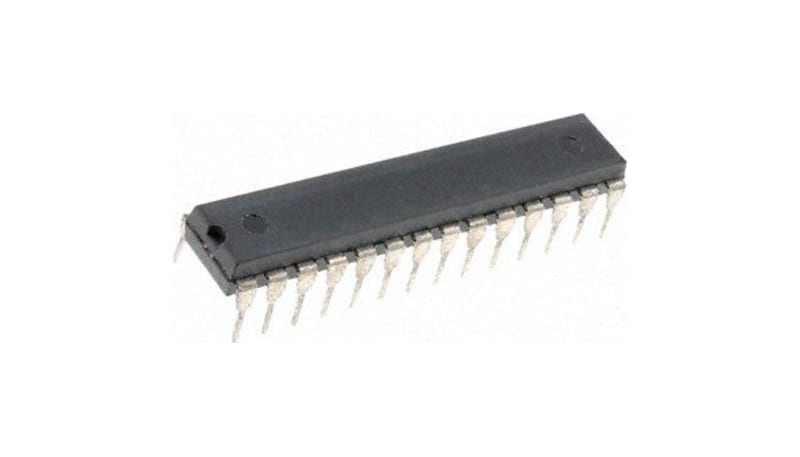 Microchip Technology Inc. PIC16F886-I/SP MCU, 8-Bit, 14KB Flash, 368 ...