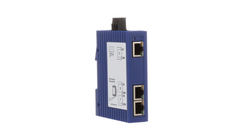 Hirschmann SPIDER 3TX-TAP Ethernet Switch, 3 Port, Unmanaged, 24 VDC ...