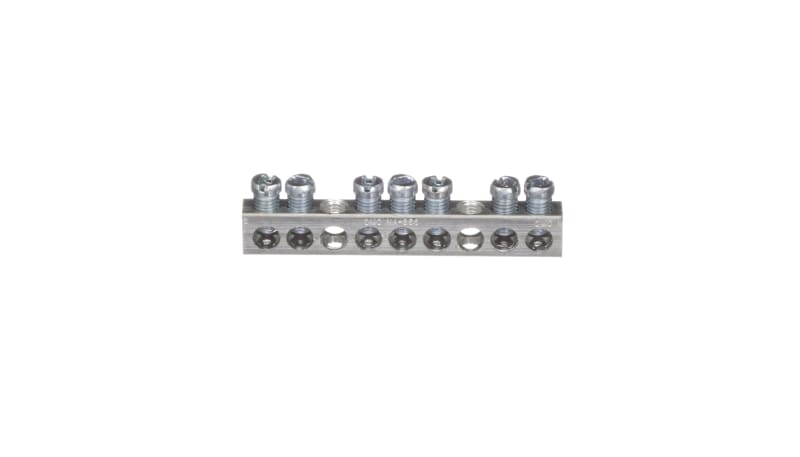 Square D PK7GTA Load Center Equipment Ground Bar Assembly, Top Mount, 7 ...