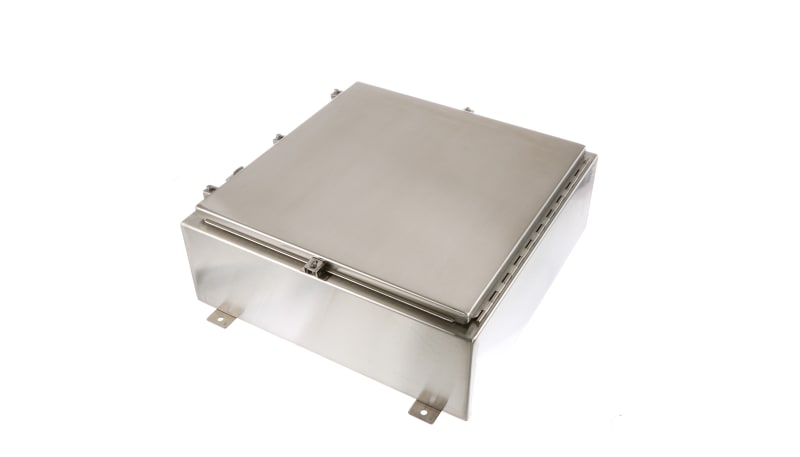 nVent HOFFMAN A24H2408SSLP Junction Box,24x24x8",Stainless Steel,Wall ...