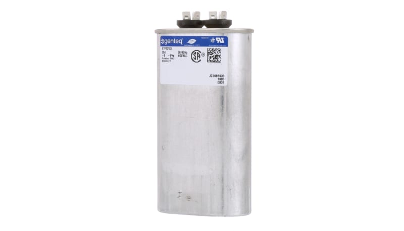 CAPCOM, formerly Genteq 97F8253 Capacitor, 20, 600 VAC, 6%, 97F Series