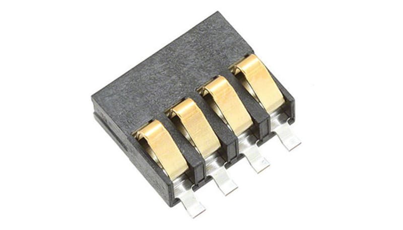 ELCO / AVX 009155004001016 BATTERY CONNECTOR, BOARD TO BOARD MOBO,4 POS ...