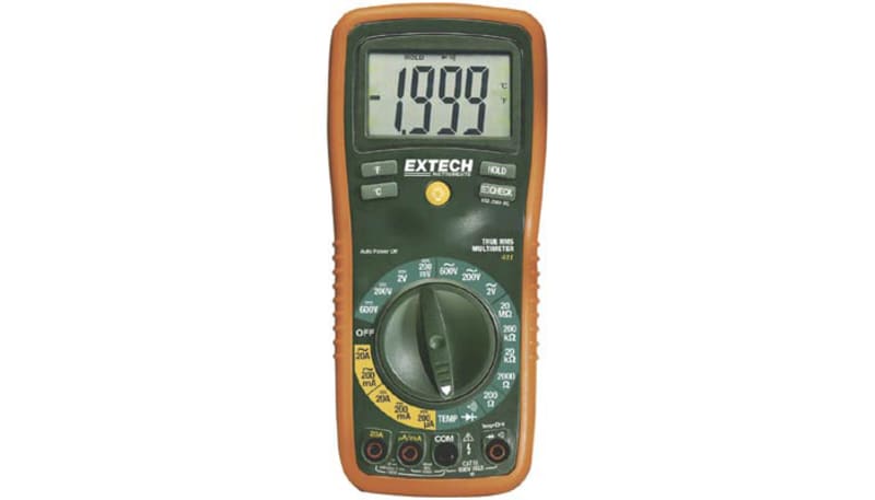 FLIR Commercial Systems, Inc. - Extech Division EX411 Multimeter, 0.1 ...