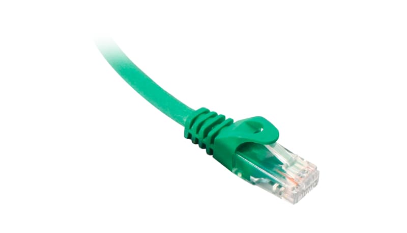 QUEST TECHNOLOGY NPC-6625 Patch Cord, RJ45 Plug x 2, Cat6, 25Ft., Green ...