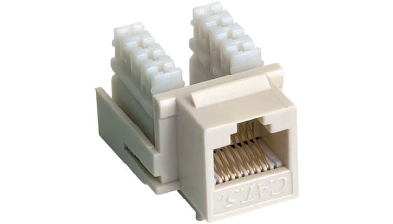 Quest Manufacturing / RS PRO NKJ-5107 Jack, Keystone, Ivory, For CAT 5E ...