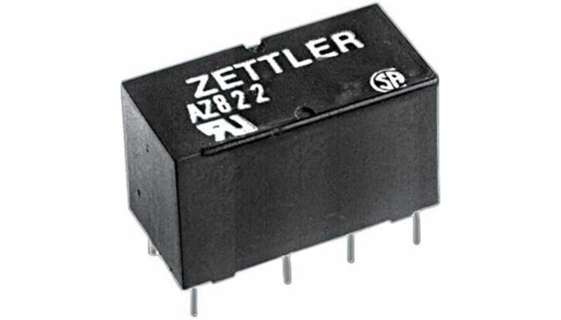 AMERICAN ZETTLER INC AZ822-2C-5DSE Relay, DIP, 2 A, 220 VDC or 250 VAC ...