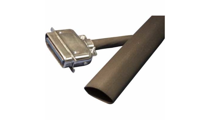 Alpha Wire F321V1/8 BK002 Heat Shrink Tubing, 1/8" ID, 3:1, Flexible ...