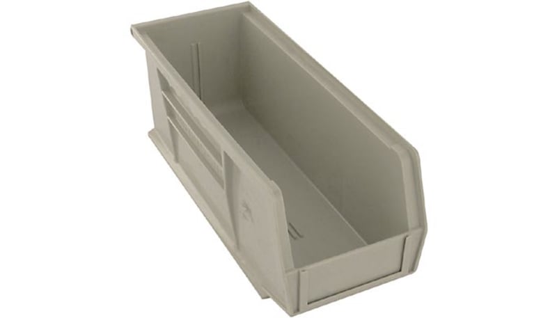 Akro-Mils 30224 STONE Storage Bin; Polypropylene; Stone; 10-3/8 in. L X ...