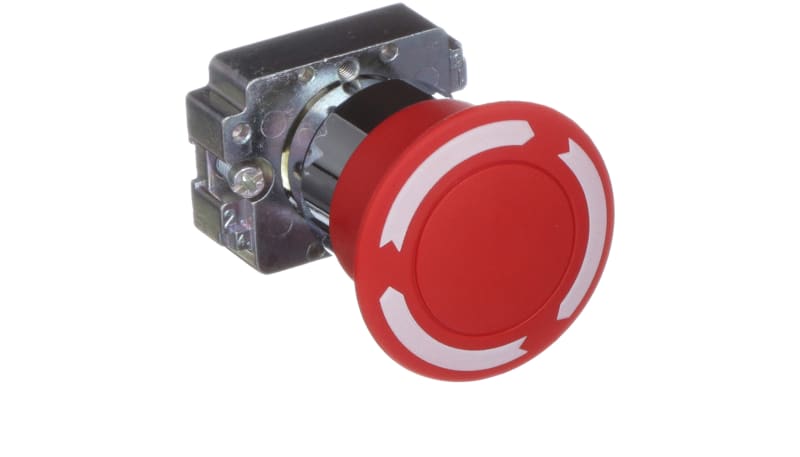 Altech Corp 2AML4 Pushbutton Operator, Non-Illumd., Mushroom Red 40mm ...