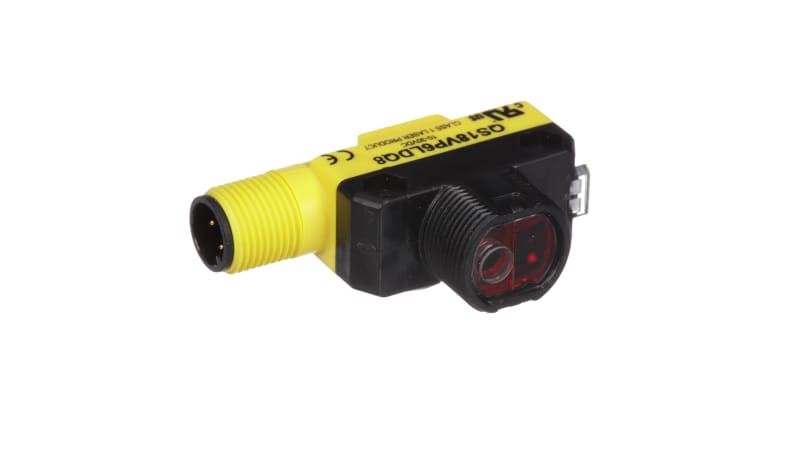 Banner Engineering QS18VP6LDQ8 Photoelectric Sensor, Laser Diffuse ...
