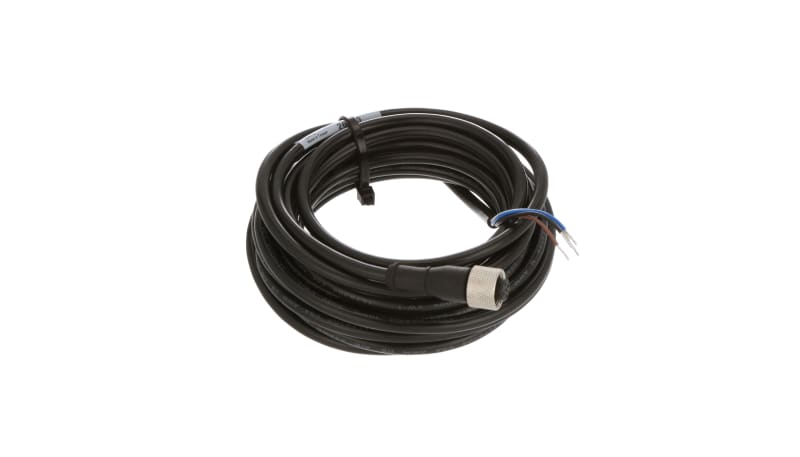 Banner Engineering MQDC-415 Cable Assembly, M12(Straight) to Cut End, 4 ...