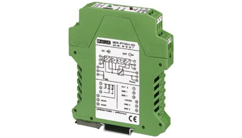 Phoenix Contact 2810353-USA Transducer, Temperature, for PT 100; 2-,3 ...