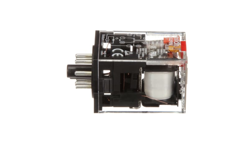 Omron Automation MKS2PIN AC120 Relay, DPDT, Plug-in, LED Indicator ...