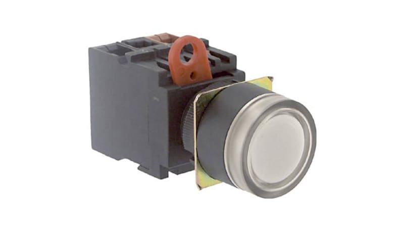 Omron Automation A22L-GW-24A-11M Switch, Pushbutton, Panel Mount, 2500 ...