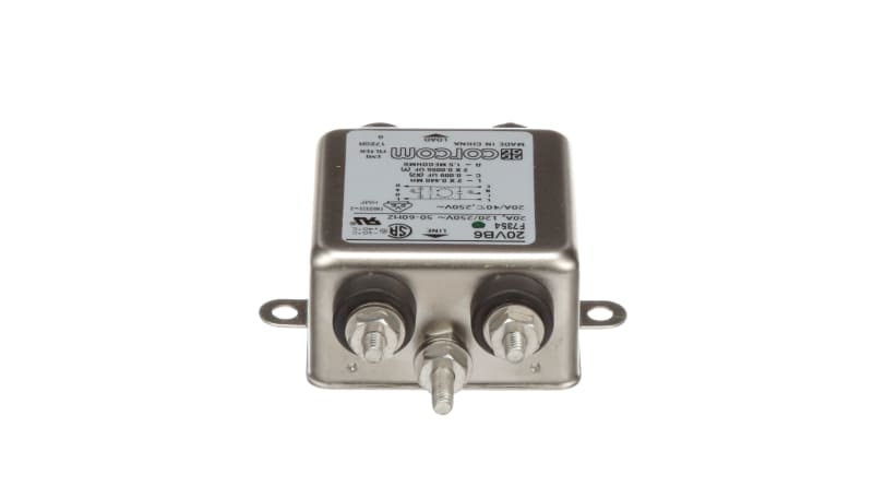 TE Connectivity 20VB6 Filter, RFI, Power Line, General Purpose, 120/250 ...