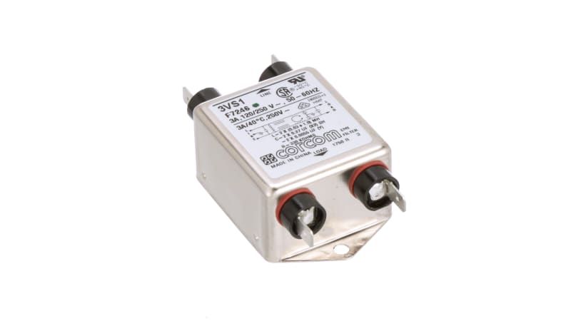 TE Connectivity 3VS1 Filter RFI 3A Multi-Stage Panel Mount Compact 250 ...