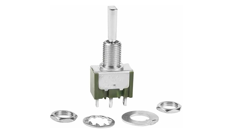 NKK Switches M2013ES1W01 BUSHING MOUNT MINIATURE TOGGLE