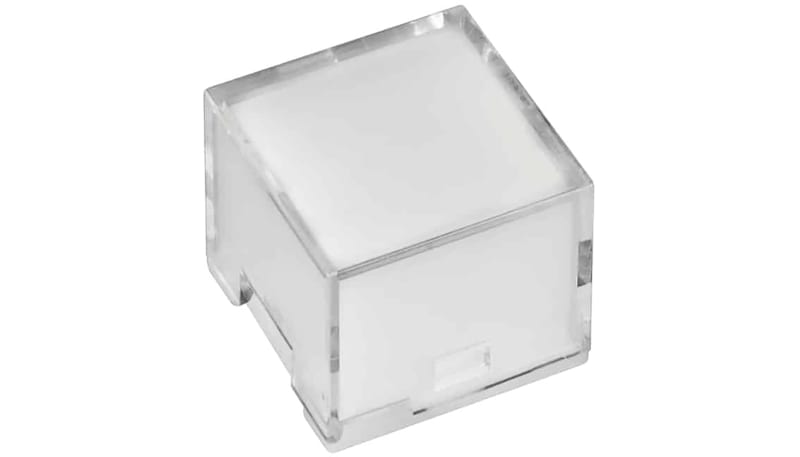 NKK Switches AT3022JB Accessory, P/B Cap, Square, Snap-On, Illuminative ...
