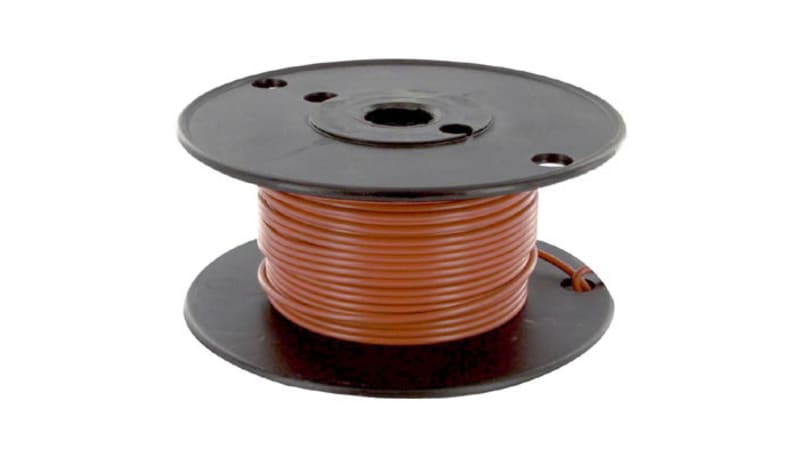 Olympic Wire and Cable Corp. 361 RED CX/100 Hook-Up Wire, 22 AWG, 7x30 ...