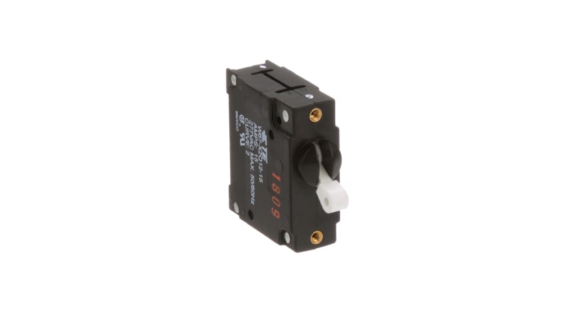 TE Connectivity W67-X2Q12-15 Circuit Breaker Hyd/Mag Togl 15A Panel 1 ...