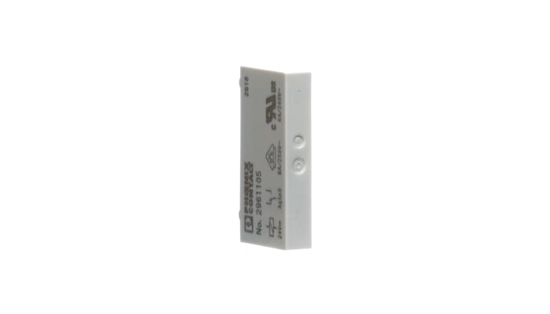 Phoenix Contact 2961105 Power Relay, Miniature, Plug-in, SPDT, 24VDC ...