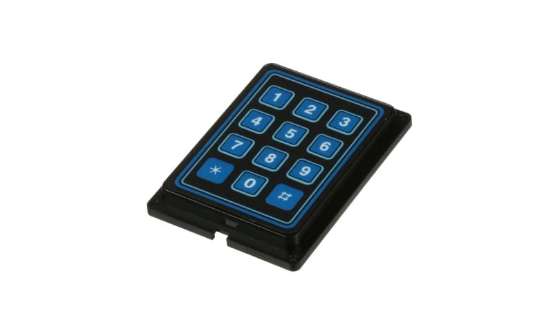 Grayhill 88AB2-172 Keypad, 3 x 4 in., Flange Mount, 3.000 +/- 0.015 in ...