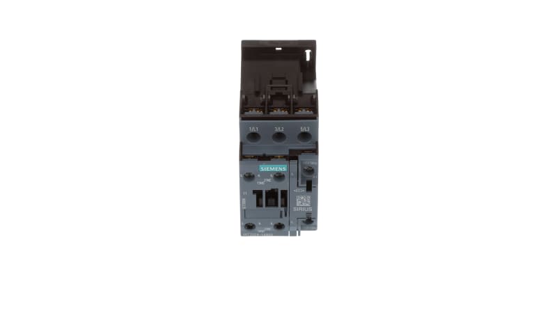 Siemens 3RT20241AK60 Sirius 3Rt 3 Pole Contactor, 12 A, 5.5 Kw, 110 V ...