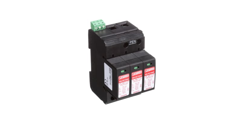 Phoenix Contact 2800672 120 V ac 150kA VAL-MS Surge Arrester, DIN Rail ...