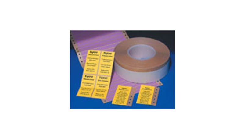 TE Connectivity C25528-000 Raychem, Label, Thermal Transfer, 25.4mm ...