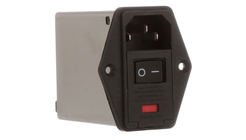 TE Connectivity PE0S0SMXE Corcom, Power Entry Module, Horiz Mounting ...