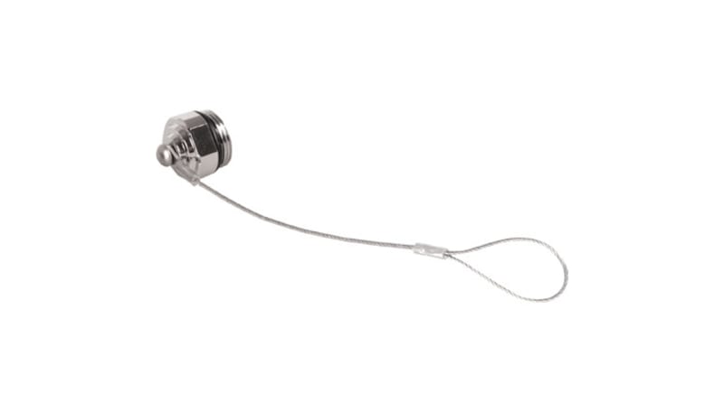 Turck RSV-CC Dust Cap, M12 Connector, 6 Inch Stainless Steel Cable ...