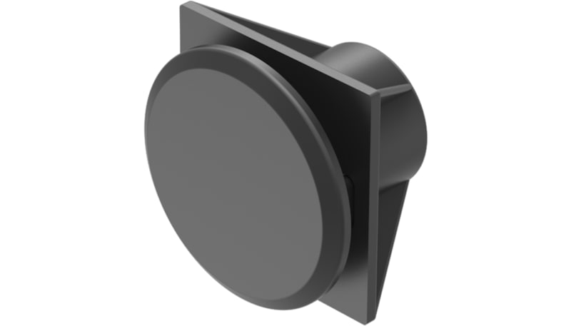 EAO 61-9453.0 Accessory,Blind Panel Plug,Flush,Plastic,Round,25mm,Black