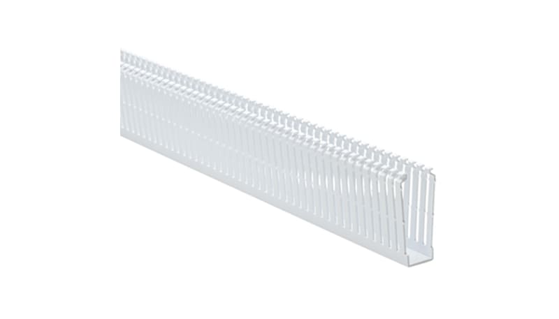HellermannTyton 184-13007 High Density Slotted Wall Wiring Duct, 1" x 3 ...