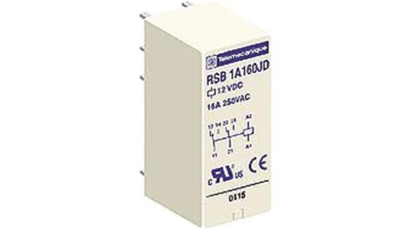 Schneider Electric RSB1A160E7 SPDT-NO/NC PCB Interface Relay Module ...