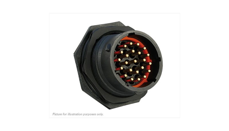 Souriau-Sunbank by Eaton UTS71823P Conn.; Circ.; Recept.; Jam Nut; 23 ...