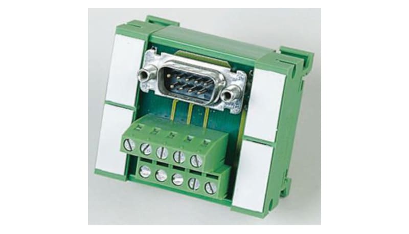 Phoenix Contact 2962816 D-sub Interface Module, DIN Rail Mount, Male ...