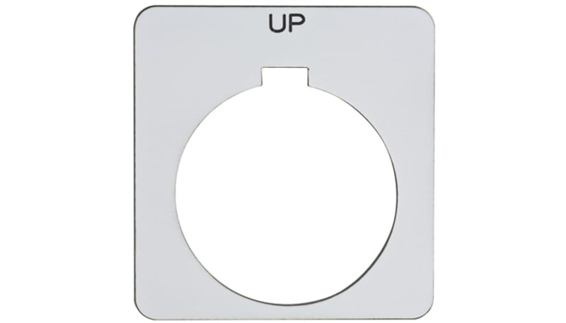Schneider Electric 9001KN211WP PUSH BUTTON LEGEND PLATE 30MM T-K