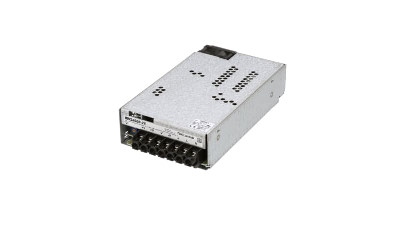 TDK-Lambda RWS300B-24 AC-DC Power Supply, 24V, 12.5A, 85-265V, Enclosed/Embedded, 300W, RWS300B ...
