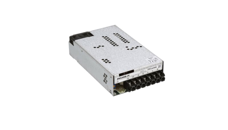 TDK-Lambda RWS300B-24 AC-DC Power Supply, 24V, 12.5A, 85-265V, Enclosed/Embedded, 300W, RWS300B ...